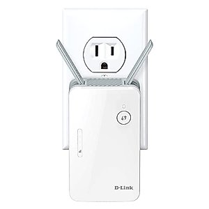 D-Link E15 Eagle Pro AI Mesh WiFi 6 Range Extender AX1500, Repeater and Signal Booster for Home Wireless Internet Network, Wall Plug In