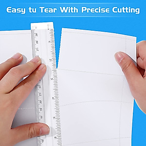 Tinlade Printable Business Cards Bulk Blank Business Cards Paper Compatible with Laser and Inkjet Printer Perforated Cardstock Design Your Own Personalized Business Cards, 3.5 x 2 Inch (3000 Pcs)