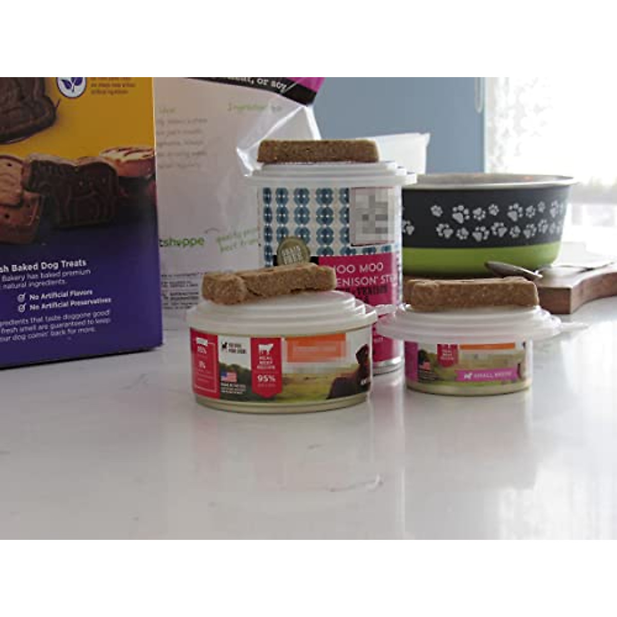 Smarter Seal, Pet Food Can Lids, 4-Pack, Clear Color, For Dog and Cat Food, One Size Lid Fits Most Sizes