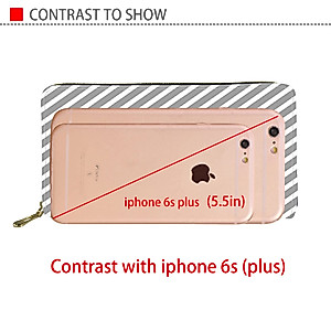 Horeset Sunflower Butterfly Print PU Leather Clutch Wallet for Women Girls Novelty Card Holder Organizer Fashion Long Purse