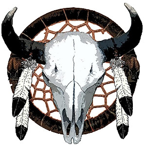 CafePress Buffalo Skull Dream Catcher Mug Ceramic Coffee Mug, Tea Cup 11 oz