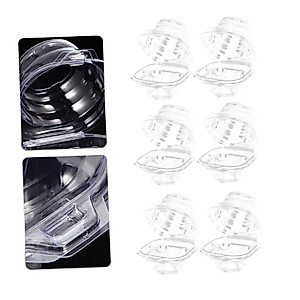 SOLUSTRE 150 Pcs Cake Packing Box Transparent Cake Cases Baking Cake Cases Cake Packing Containers Pastry Boxes Dessert Boxes Cupcake Boxes Cake Storage Boxes Packing Boxes Cookies Boxes