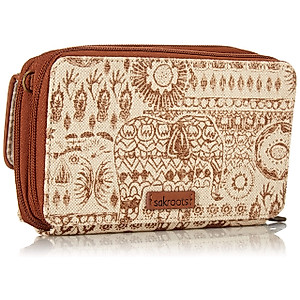 Sakroots Women's Luna, Tobacco Batik World