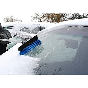 Mallory 581-E Mallory Telescoping Sport Utility Snow Broom with 8" Head (Colors may vary)