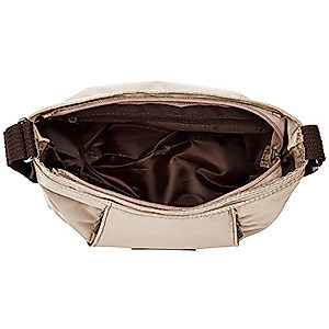 Sofia Valentino 1802-4874-01 Shoulder Bag, Lightweight, 2-Layer Construction, Beige