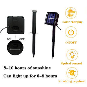 NIGHT-GRING 4 Pack Halloween Pumpkin Pathway Solar Lights, Orange Yard Stake String Lights Halloween Outdoor Decorations, Waterproof LED Pumpkin Halloween Décor Walkway Lights