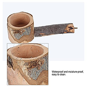 Happyyami 1 Pc Bird Food Bowl Bird cage Food Dish Birds Food Bowl Birds Feeding Dispenser Hamster Ladder Toy Bird Water Container Bird Feeding Dish Cups Pigeon Rest Vertical Wood Stand