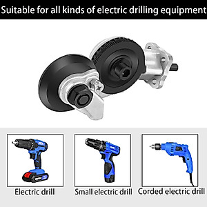 7PCS Electric Plate Cutter for Metal Drill, Sheet Metal Nibbler Drill Attachment, Sheet Metal Cutter Tool with Adapter, Easy Metal Plate Cutting for Iron, Whiteboard, Steel, Copper, Aluminum