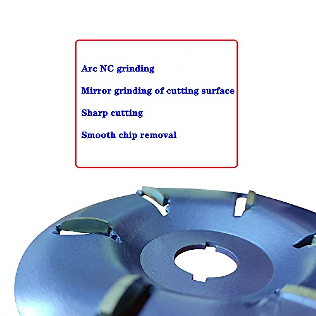 125mm Diameter 22mm Bore Metal Cow Cattle Hoof Trimming Cutter Livestock Sheep Foot Trimmer Disc Plate-Blue