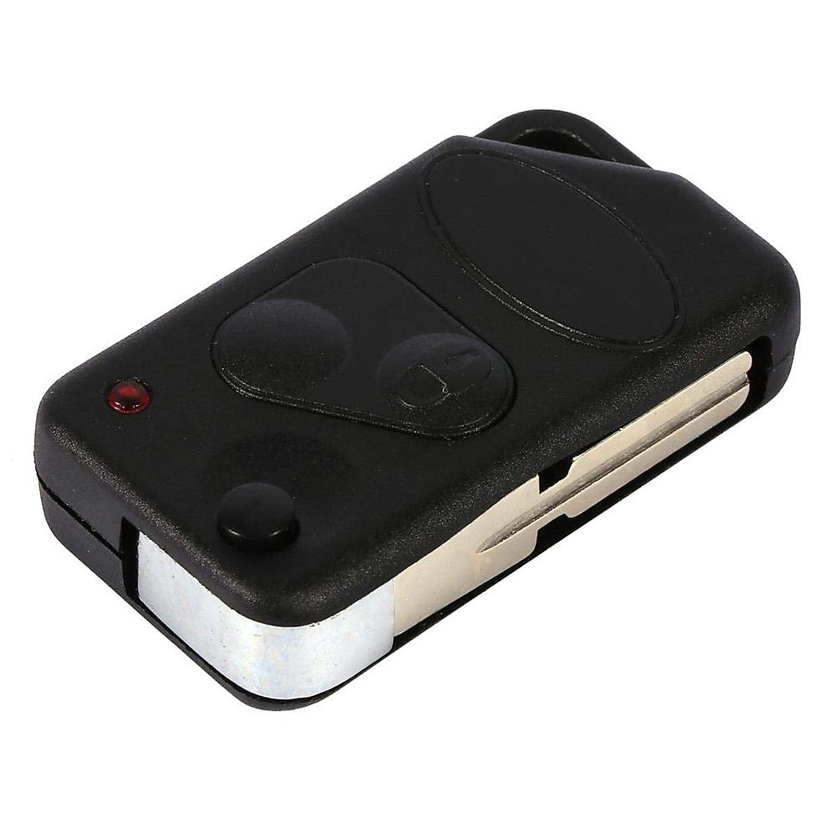 Car Key Shell, Flip Folding Remote 2 Buttons Car Key Fob Shell Case For P38