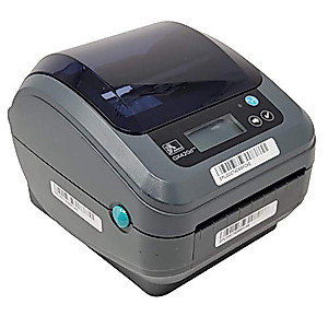 Zebra GX420D with Display, Thermal Label Barcode Printer, USB/Ethernet/Serial Connectivity, GX42-202410-000 (Renewed)