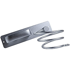 Hair Dryer Holder Wall Mount(No Drilling),Hair Dryer Organizer,Curling Iron Holder,Easy to Install,Space Saving,Bedroom and Bathroom Hair Tool Organizer for Hair Dryer,Curling Iron(Black)