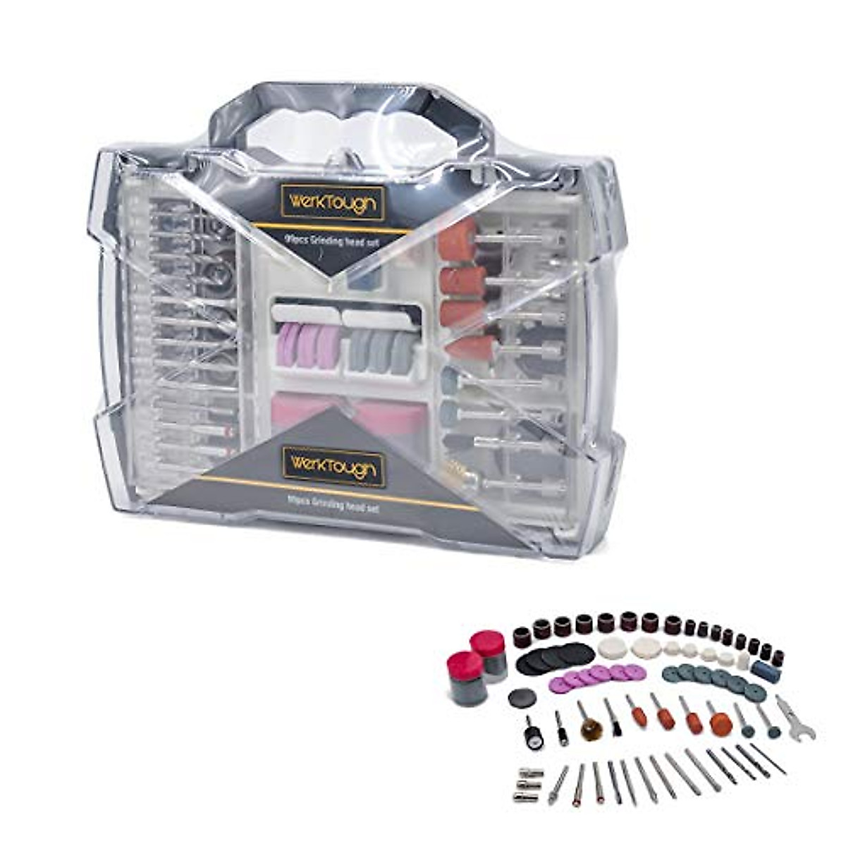 Werktough 99Pcs Rotary Tool Accessories Tool Kit Mini Grinder Set E01013