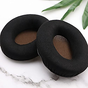 1 Pair Ear Pads Compatible with Sennheiser Momentum On-Ear Headphones Comfort Velour Ear Cushions Headset Repair Replacement Accessories Black
