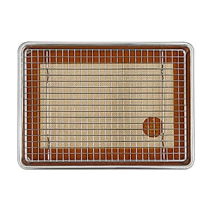 Mrs. Anderson’s Baking Professional Quarter-Size Baking and Cooling Rack, 8.5 x 12-Inches