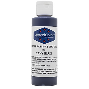 Americolor Soft Gel Paste Food Color, 4.5-Ounce, Navy Blue
