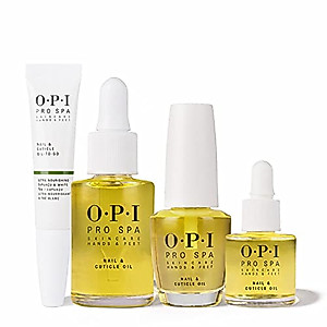 OPI ProSpa Nail and Cuticle Oil To Go, Ultra Nourishing, Protect & Strengthens Cuticles, Anti Aging, Infused with Grape Seed, Sesame, Kukui, Sunflower & Cupuacu Oils, 0.25 fl oz