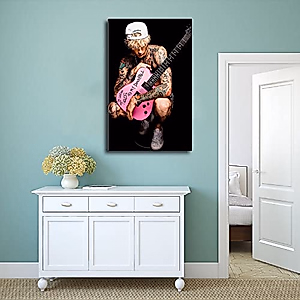 American Hip Hop Rapper Machine Gun Kelly MGK Richard Colson Baker Star Poster 69 Canvas Poster Wall Art Decor Print Picture Paintings for Living Room Bedroom Decoration Unframe-style 12x18inch(30x45c