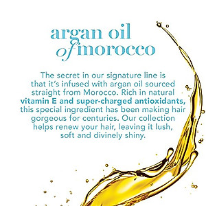 OGX Argan Oil of Morocco Hair-Texturizing Sea Salt Spray, Curl-Defining Leave-In Hair Styling Mist for Tousled Beach Waves and Textured Hold, Paraben-Free, Sulfate Surfactants-Free, 6 fl oz