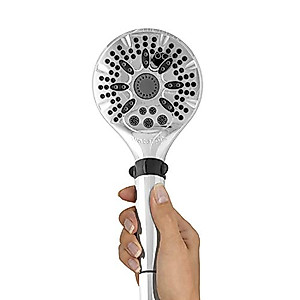 Waterpik Hand Held Shower Head Easy Select With 5-Foot Shower Hose, DIY Easy Installation, 5 Spray Modes, Chrome, LAR-563EE