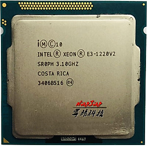 SAAKO Xeon E3-1220 v2 3.1 GHz Quad-Core CPU Processor 8M 69W LGA 1155 Making Computers Process Data Faster