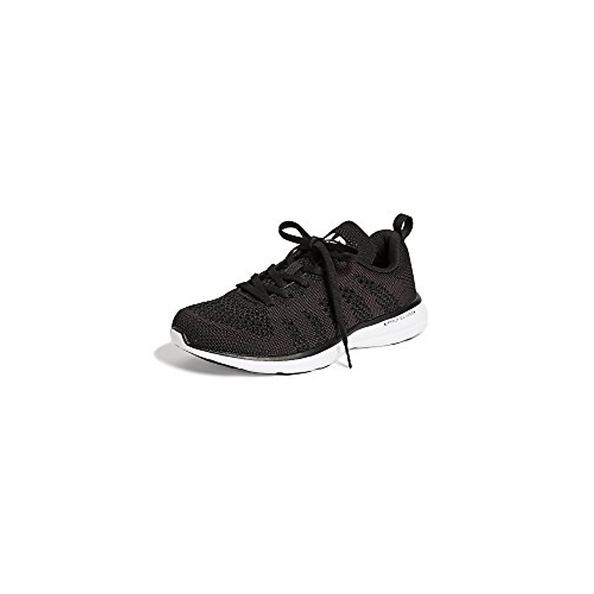 APL: Athletic Propulsion Labs Women's Techloom Pro Sneakers, Black/White/Black, 7.5 Medium US