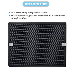 Replacement Compatible with Philips FY2422 FY2420 2000 2000i Series AC2887 and AC2882 Nano Protect True HEPA Replacement Filter (2 Sets)