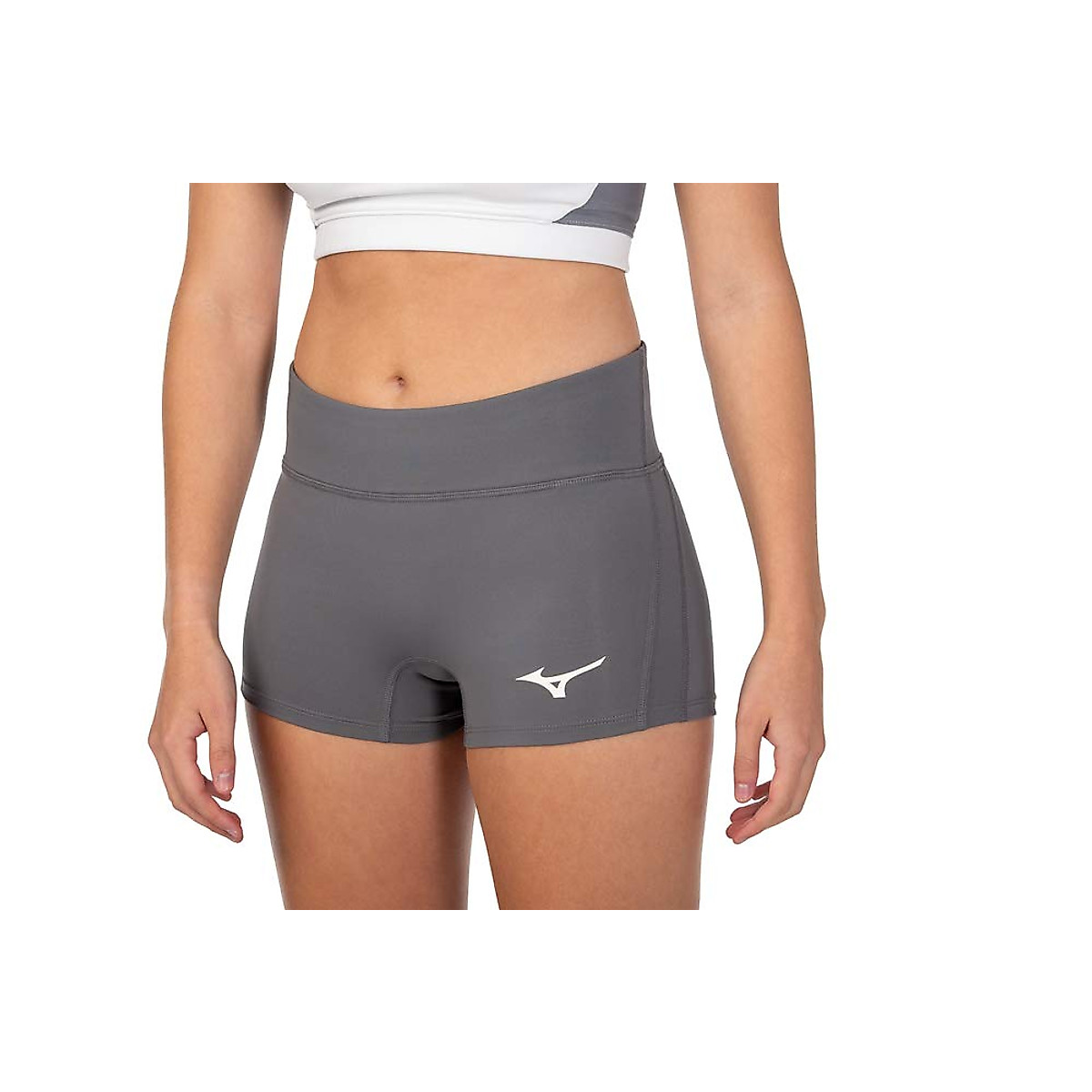 Mizuno Women's Apex 2.5" Inseam Volleyball Short, Quiet Shade, X-Small