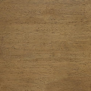 OSP Home Furnishings Deluxe Wood Banker's Desk Chair with Padded Seat, Adjustable Height and Locking Tilt, Fruitwood Finish and Black Vinyl