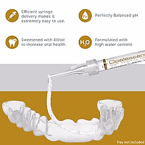 Opalescence 45% Syringes Teeth Whitening Gel - with PF - (4 Syringes) Refill Kit Carbamide Peroxide. Made by Ultradent, in Mint Flavor. Tooth Whitening 5359-2