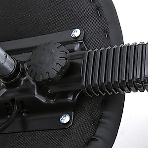 Saddle Stool?Adjustable Rolling Ergonomic Seat Style Saddle Stool Chair with Back Support and Footrest for Clinic Dentist Spa Massage Salons Studio?Black