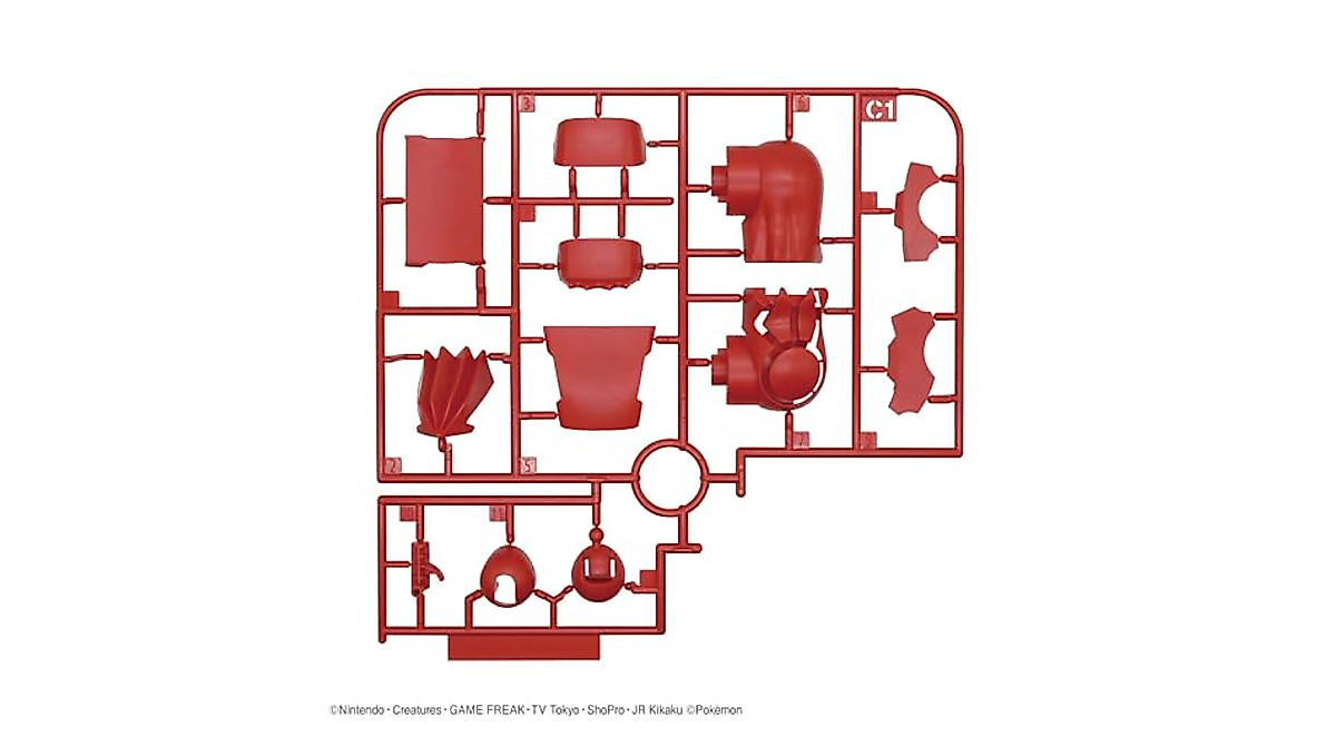 Pokemon Groudon Model Kit by Bandai - Collectible Plamo Series