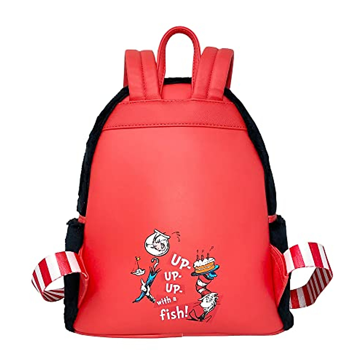 Loungefly Dr Seuss Cat in the Hat Cosplay Womens Double Strap Shoulder Bag Purse