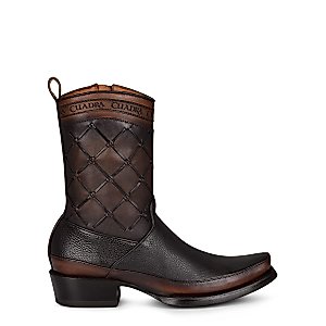 Cuadra Men's Boot in Bovine Leather with Zipper Black, 1J2IRS, Size 9.5
