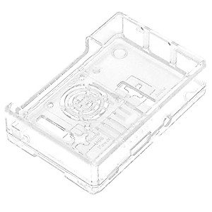 Transparent Case for Raspberry Pi ABS Cover Protective Clear Enclosure Case for Raspberry Pi 3 Plexiglas Klar Transparent durchsichtig, belüftet