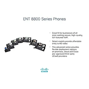 Cisco 8841 VoIP Phone (Power Supply Not Included)