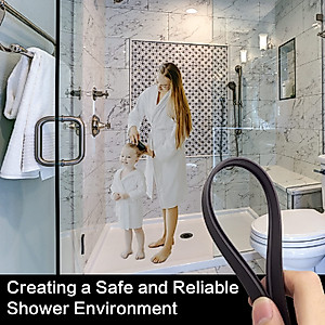 82 Inches Shower Door Magnetic Strip Replacement Insert for Framed and Semi-Framed Swinging Glass Shower Doors with 3/8" Width