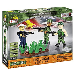 COBI Historical Collection: Vietnam War Figures,Jungle Camouflage