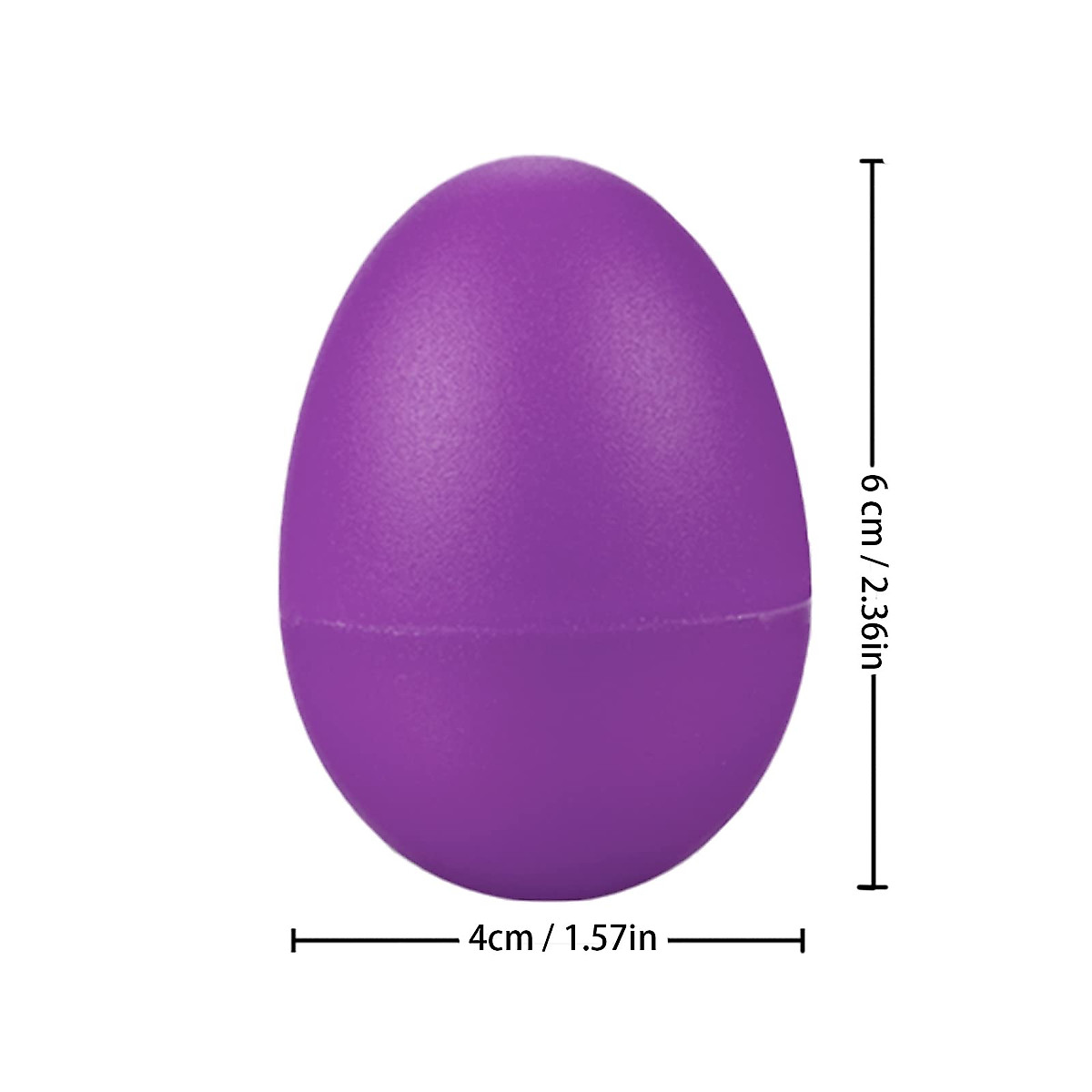 COCOMOON Egg Shakers Musical Instruments for babies-40Pcs Musical Maracas Percussion Instrument (10 Colors) Easter Eggs with a Storage Bag for Music Parties,Toys Music Learning DIY Painting