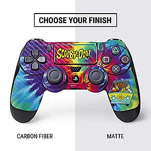 Skinit Decal Gaming Skin Compatible with PS4 Slim Bundle - Officially Licensed Warner Bros Scooby-Doo Tie Dye Design