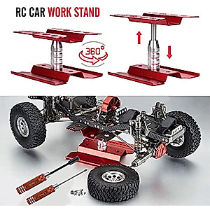 RC Car Tool Kit 25Pcs Hex Nut Drivers Phillips Screwdriver Stand Pliers, Wrench, Reamer, Repair Tools for Rc Car DJI Drone Traxxas Boat Quadcopter Drone Helicopter Airplane (Red)