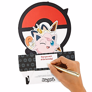 Hallmark Pop Up Birthday Card for Kids (Pokémon) Paper Wonder 3D Card for Birthday Boy