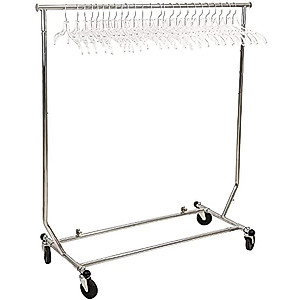 Extra Heavy-Duty 17 inch Wide Clear Plastic Adult Shirt Hangers with Swivel Hook and Notched Shoulders (Quantity 25) (25)