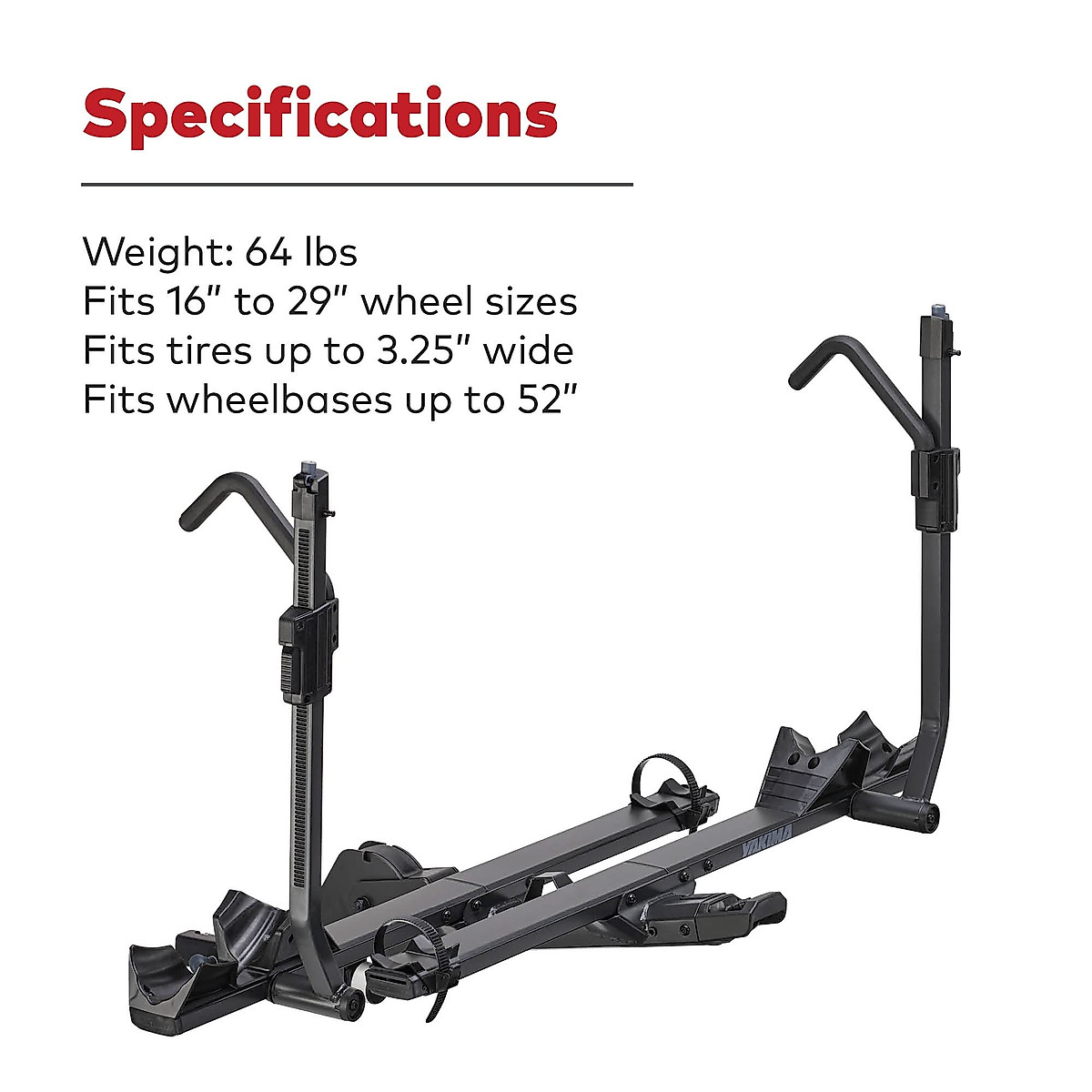 Yakima StageTwo Hitch Bike Rack for Car
