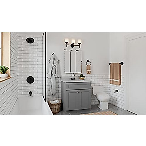 Design House 582676 Eastport Contemporary Robe Hook for Bathroom Bedroom Closet or Kitchen Matte Black