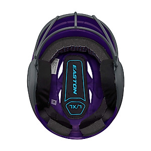 Easton | GHOST Softball Batting Helmet | Two-Tone Matt Purple/Charcoal | Medium/Large