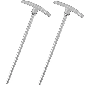 TonGass (2 Pack) RV Waste Valve Extension Tube 9" -Reliable Solution for Easy Waste Management | TX9HPB RV Waste Valve Handle Replacement | Compatible with RV Sewer Hose Kit | Rod Tube Included