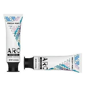 ARC Whitening Fluoride Toothpaste, Fresh Mint 4 oz, 2 pk