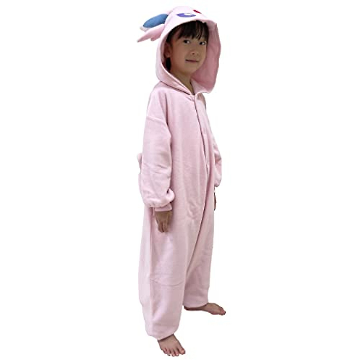 SAZAC Kigurumi - Pokemon - Espeon - Onesie Jumpsuit Halloween Costume -Kids Size (5-9 Year Old)