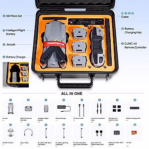 GAGITERVR Hard Carrying Case for DJI Air 2S / Mavic Air 2 Drone and More Accessories, Waterproof and Anti-drop All-round Protection(Not Include Drones and Accessories)